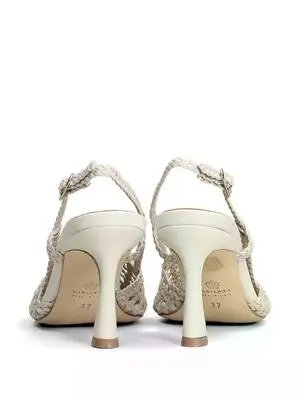 L'ARIANNA Woven Slingback Pumps