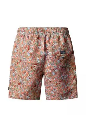 HACKETT LONDON Floral-print Swim Shorts