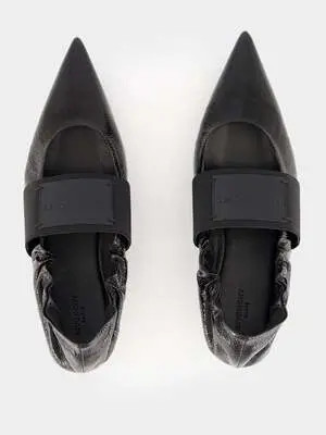 Givenchy Crush Naplack Leather Ballerinas