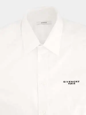 Givenchy Classic Poplin Cotton Shirt - White