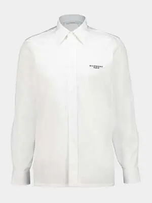 Givenchy Classic Poplin Cotton Shirt - White