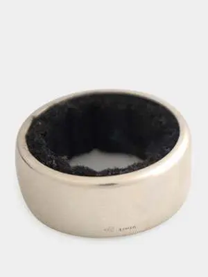 LEITÃO &AMP; IRMÃO Leitão & Irmão Polished 925 Drop Stop Wine Ring