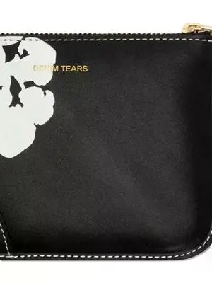 DENIM TEARS X Comme Des Garçons Leather Zip Wallet