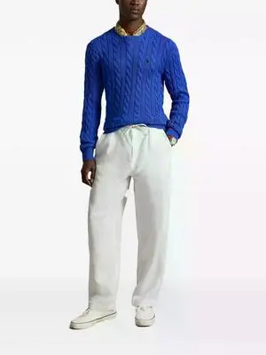 Polo Ralph Lauren Cable-knit Cotton Crewneck Sweater