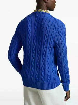 Polo Ralph Lauren Cable-knit Cotton Crewneck Sweater