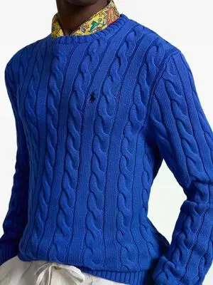 Polo Ralph Lauren Cable-knit Cotton Crewneck Sweater