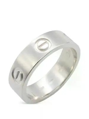 Cartier 10s Love Screw-detail Ring - Silver