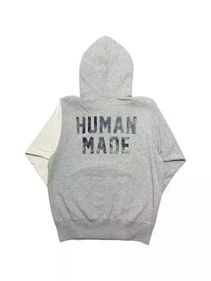 HUMAN MADE Logo Print Panelled Hoodie