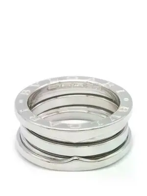 BVLGARI B.zero1 18k White Gold Three-band Ring - Silver