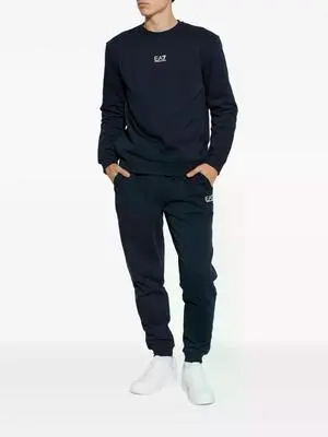 EA7 Logo-print Tracksuit - Blue