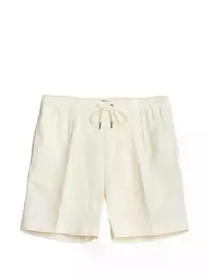Ralph Lauren Purple Label Pleated Drawstring Shorts