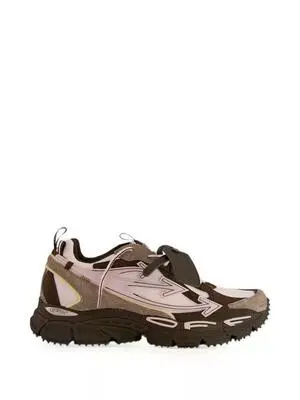 Off-White Be Right Back' Suede Sneakers - Brown