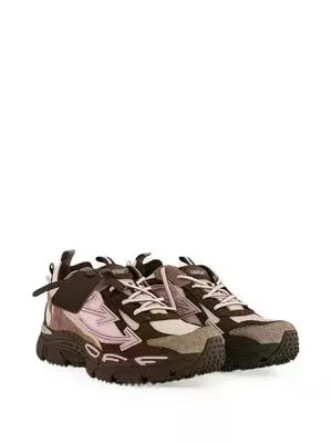 Off-White Be Right Back' Suede Sneakers - Brown