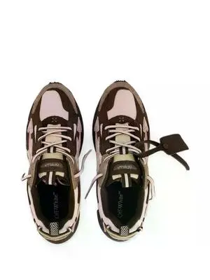 Off-White Be Right Back' Suede Sneakers - Brown