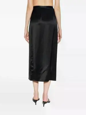 BY MALENE BIRGER Pacia Satin-effect Midi Skirt
