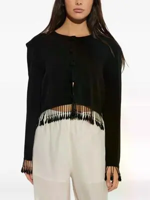 BY MALENE BIRGER Beaded Fringe Cardigan
