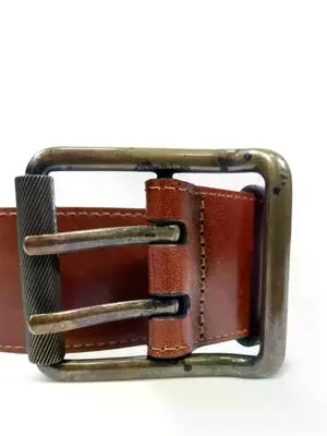 Burberry Double Holed Leather Belt