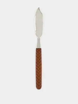 NEVA Intreccio Fish Knife - Brown