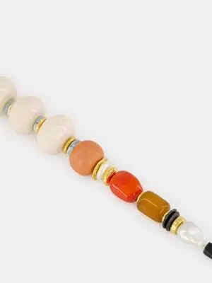 LIZZIE FORTUNATO Coral Ilios Statement Necklace
