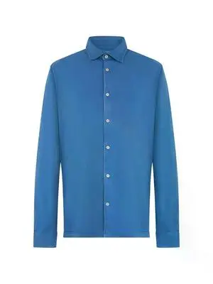 Fedeli Long-sleeve Shirt - Blue