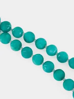 LIZZIE FORTUNATO Beaded Shell Pendant Necklace