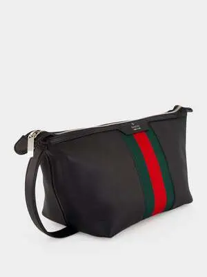 Gucci Mega Web Toiletry Case - Black