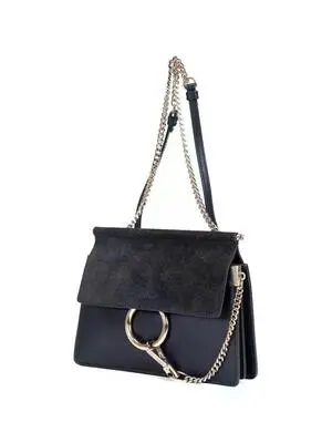 Chloé Faye Shoulder Bag - Black