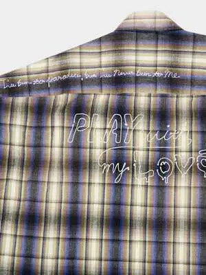 Mihara Yasuhiro Beige Vintage Check Shirt