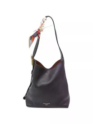 LOUIS VUITTON Grained Leather Shoulder Bag