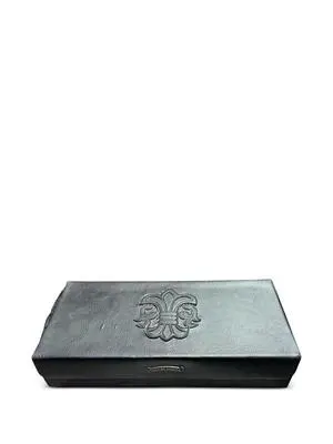 Chrome Hearts Leather Sunglasses Case - Black