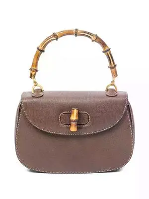 Gucci Bamboo Top-handle Shoulder Bag - Brown