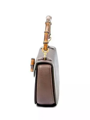 Gucci Bamboo Top-handle Shoulder Bag - Brown