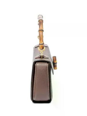 Gucci Bamboo Top-handle Shoulder Bag - Brown
