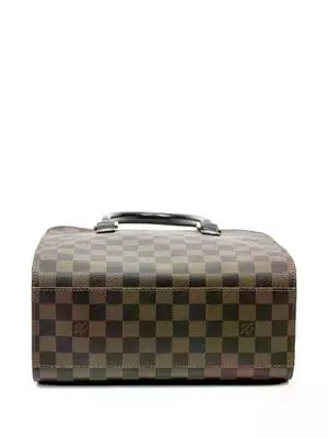 LOUIS VUITTON Damier Ebène Triana Handbag