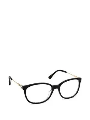 JIMMY CHOO Rectangle-frame Eyeglasses - Black