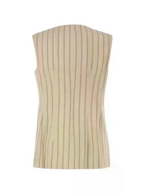 Antonelli Firenze Pinstriped Tailored Waistcoat