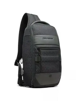 PIQUADRO Geometric Pattern Two-way Convertible Backpack