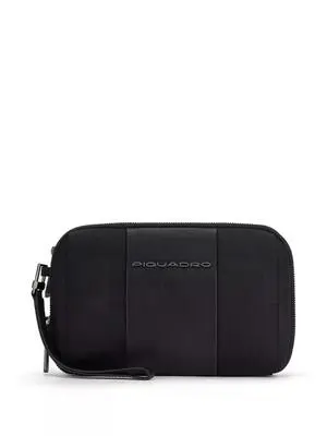 PIQUADRO Logo Plaque Clutch Bag