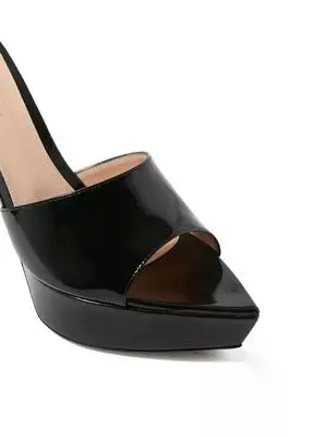 GIANVITO ROSSI Platform Pointed-toe Mules