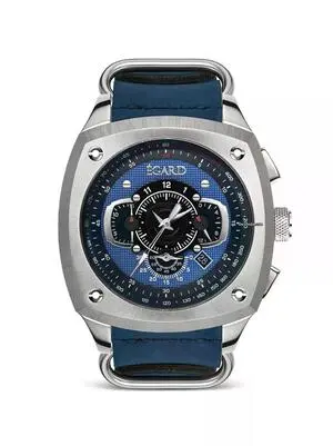 ÉGARD Viking 46mm Chronograph Watch - Blue