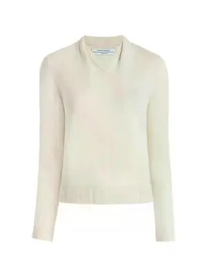 Another Tomorrow Cashmere Draped-neck Sweater