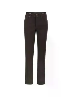 Brunello Cucinelli Garment-dyed Five-pocket Trousers - Brown