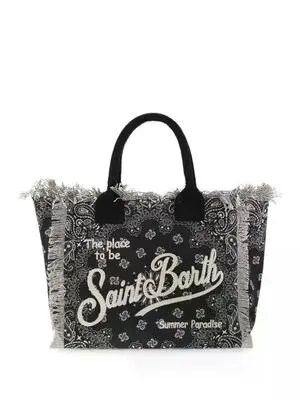 Mc2 Saint Barth Embroidered Totes