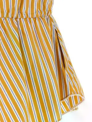 Andamane Celeste Striped Playsuit