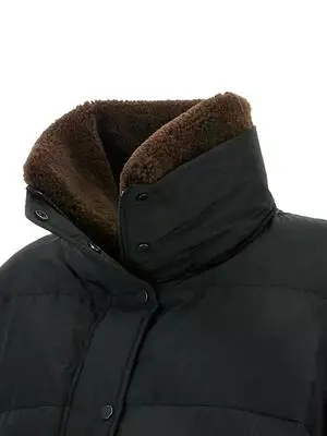 Brunello Cucinelli Monili Detail Cropped Puffer Jacket