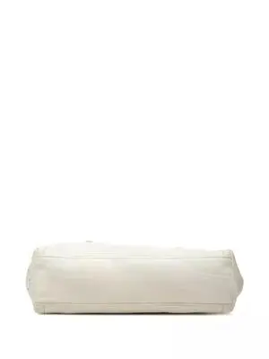Prada Vitello Daino Easy Shoulder Bag - White