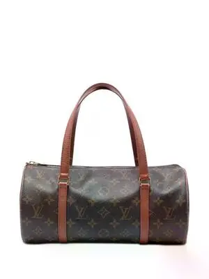 LOUIS VUITTON Monogram Papillon 30 Handbag - Brown