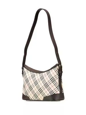 Burberry Nova Check Canvas Shoulder Bag