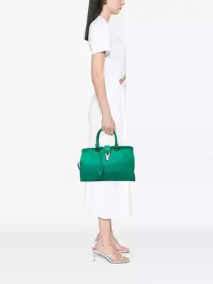 Saint Laurent Medium Cabas Chyc Satchel In Calfskin