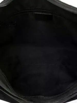 Gucci Gg Canvas Shoulder Bag - Black